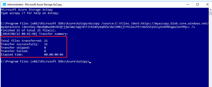 Copy Our On-Premises Data To Azure Storage Using AZCopy